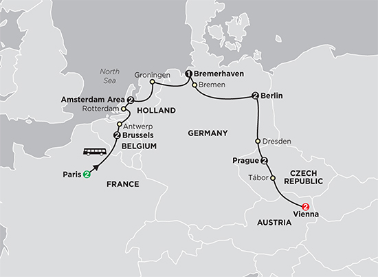 14D 13N European Capitals (France-Belgium-Holland-Germany-Czech ...